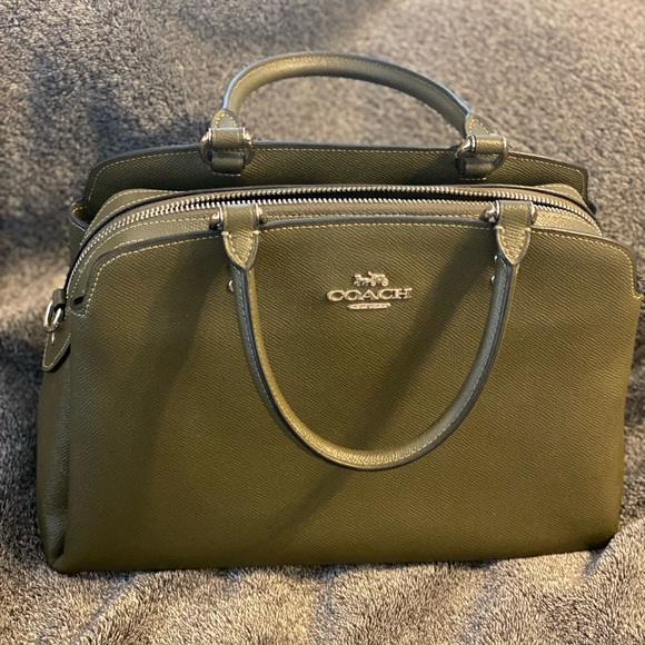 Coach | Bags | Coach Army Green Handbag | Poshmark